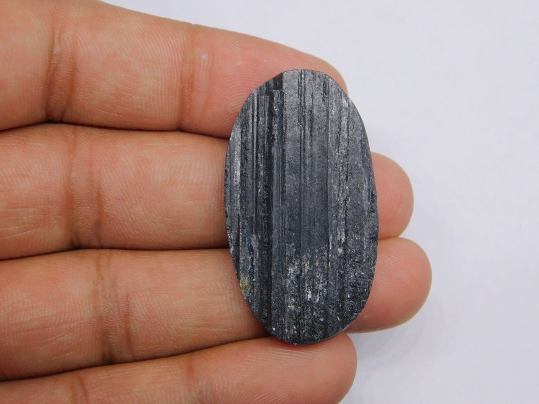 Black Tourmaline Quartz Black Rutile Gemstone Black Tourmaline Cabochon ...