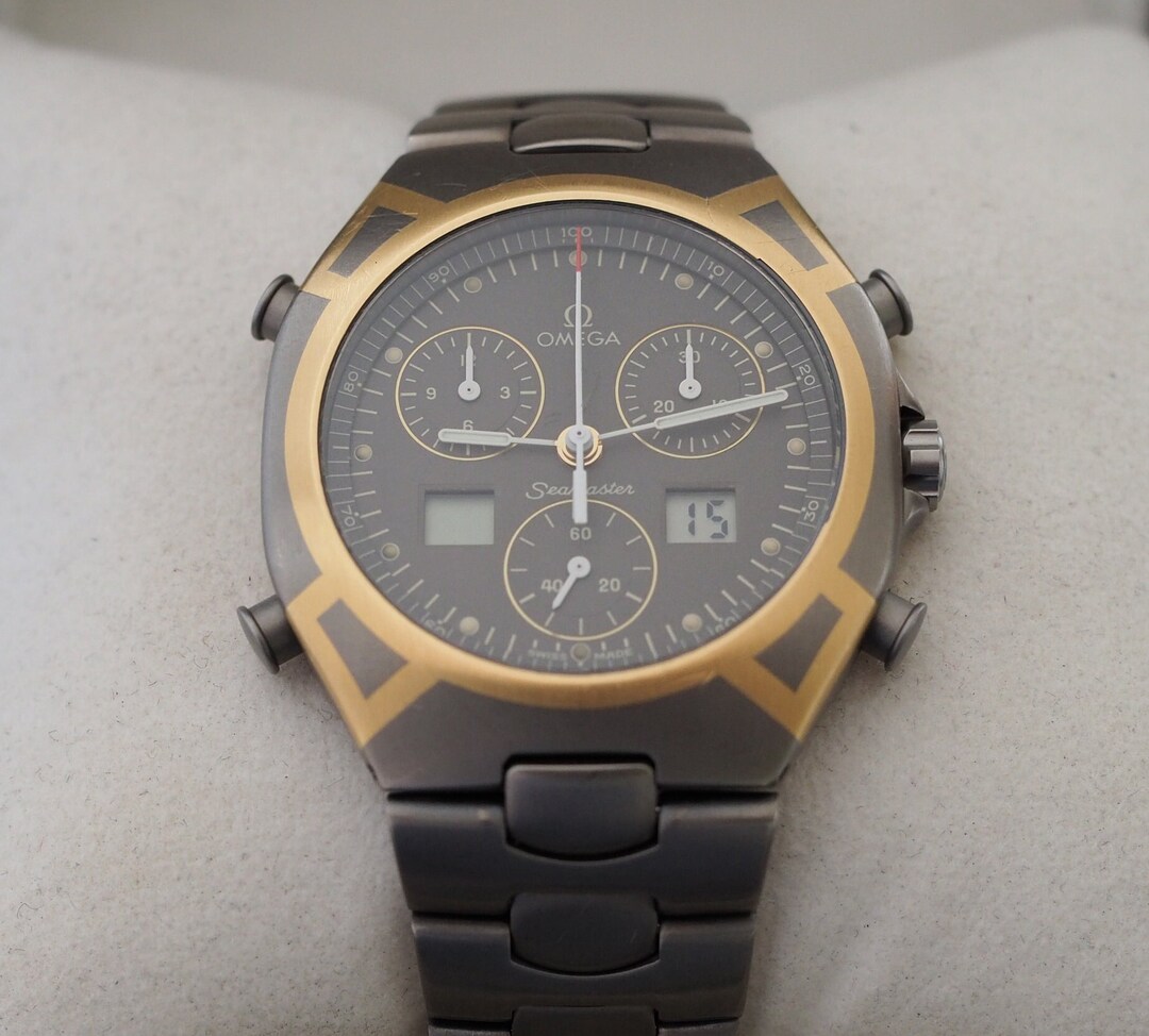 Omega Seamaster Polaris 1/100 Gold/titanium Seoul Olympics 1988 - Etsy