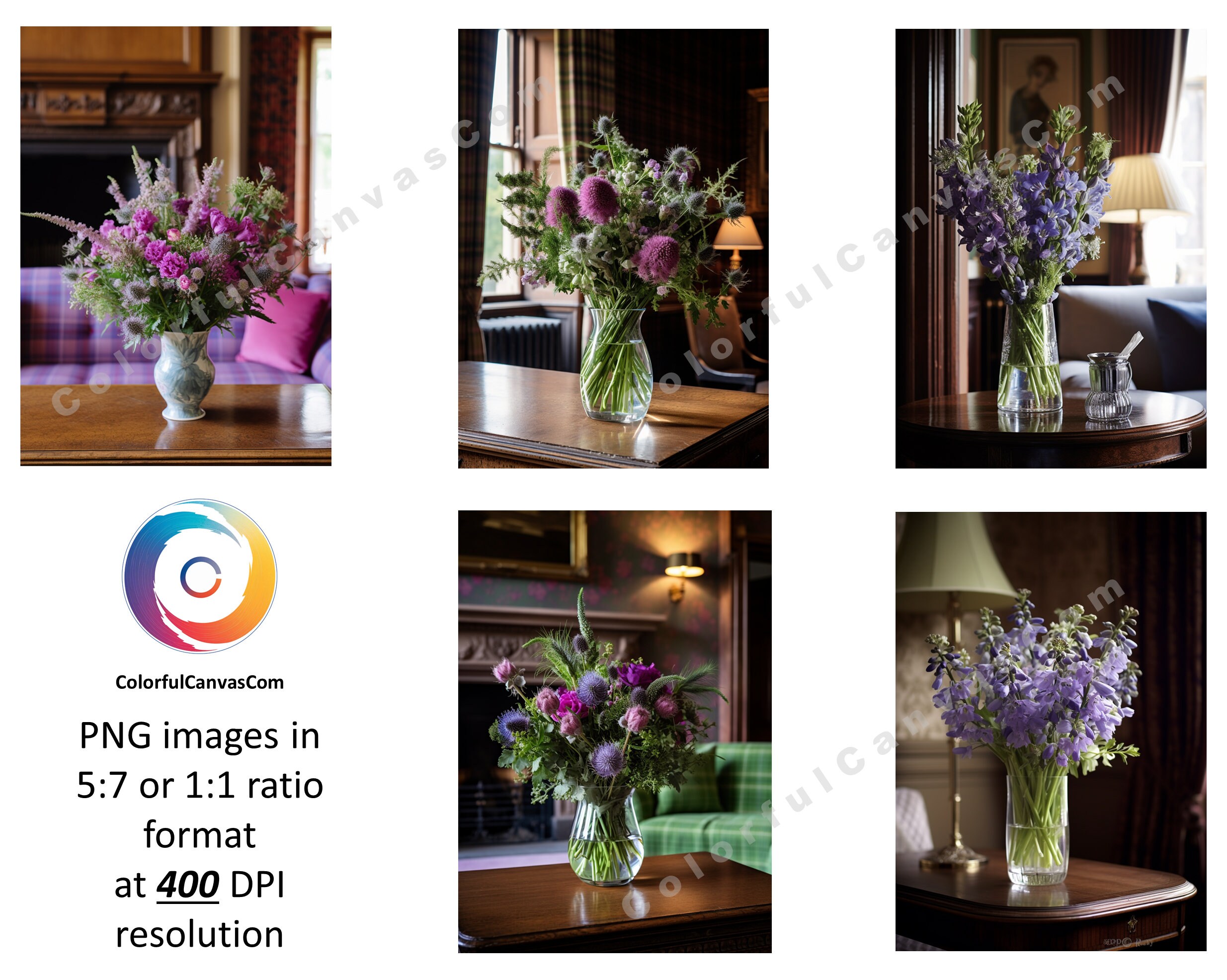 Scottish Scenes – A Warm Welcome – A Set of 23 Digital Art PNG Images ...