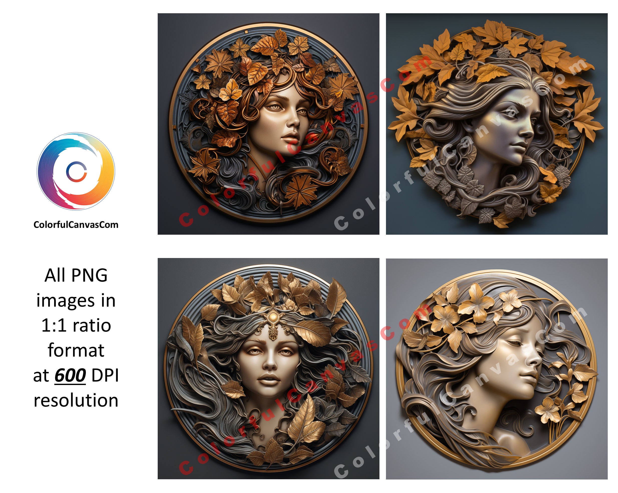 Art Nouveau - Forest Nymphs: the Bronze Relief Autumn Collection 1 ...