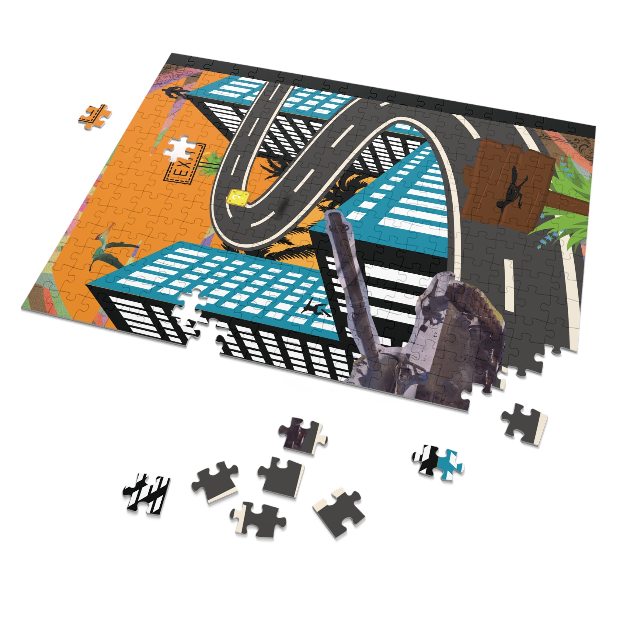 Trippy Jigsaw Puzzle Find-the-hidden-treasures Jigsaw Puzzle Puzzle for ...