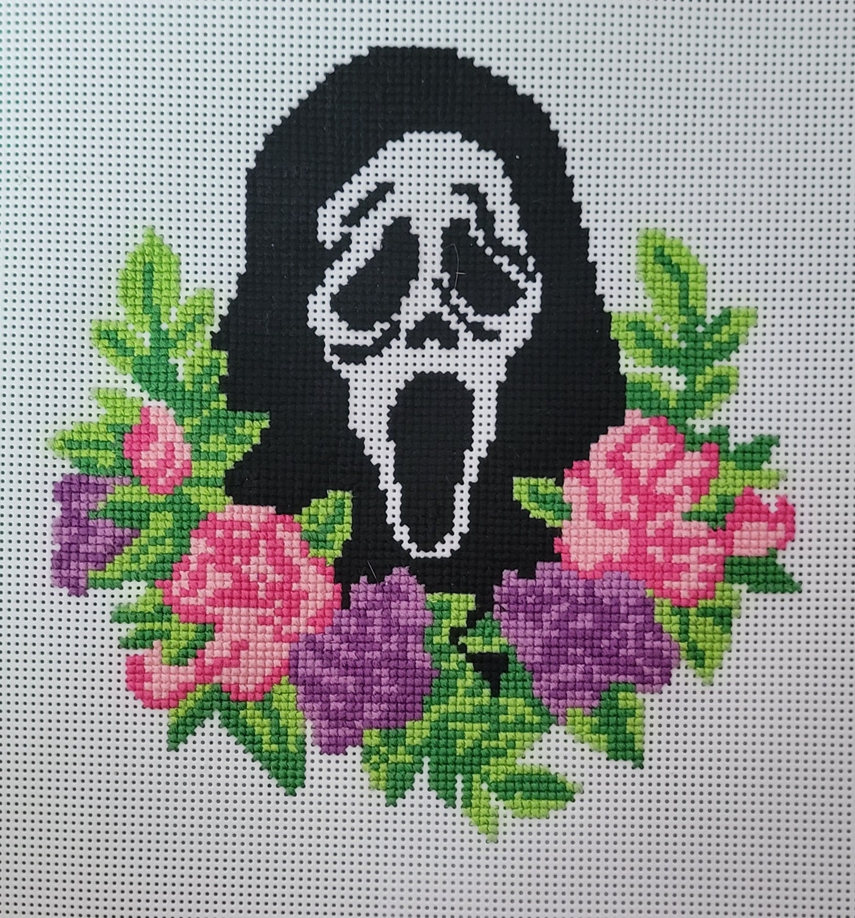 Ghostface With Flowers - Etsy