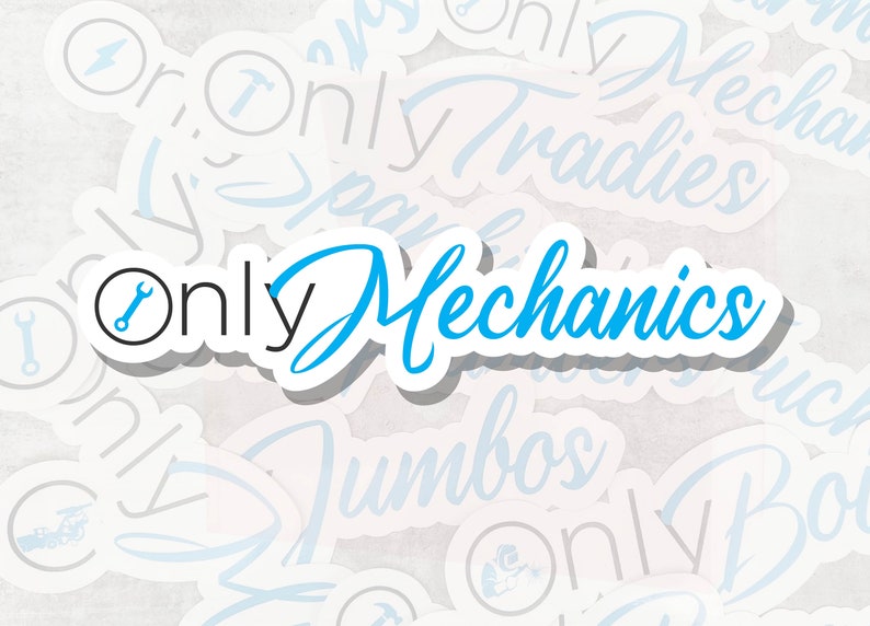 Onlymechanics Die Cut Vinyl Sticker, Onlyfans Take Off, Parody Sticker ...