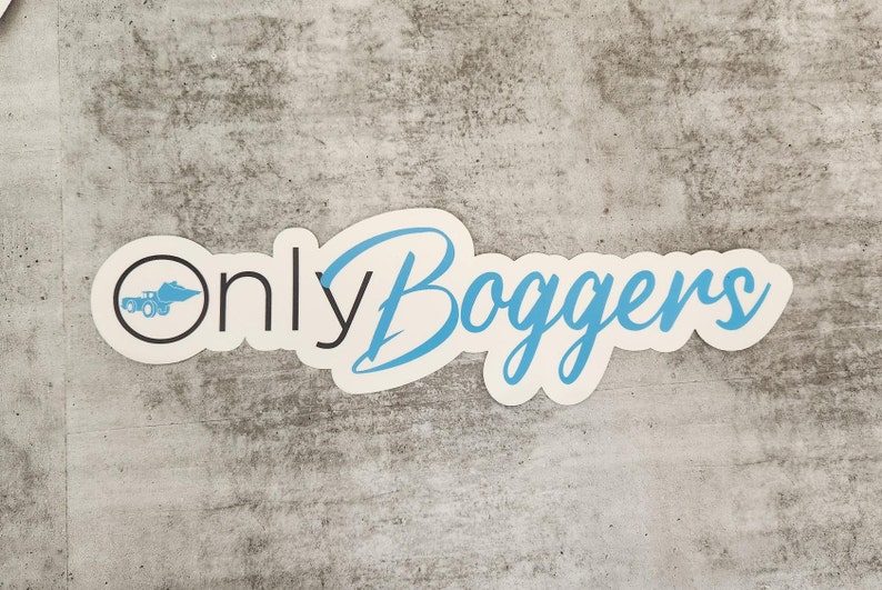 Onlyboggers Die Cut Vinyl Sticker, Onlyfans Take Off, Parody Sticker ...