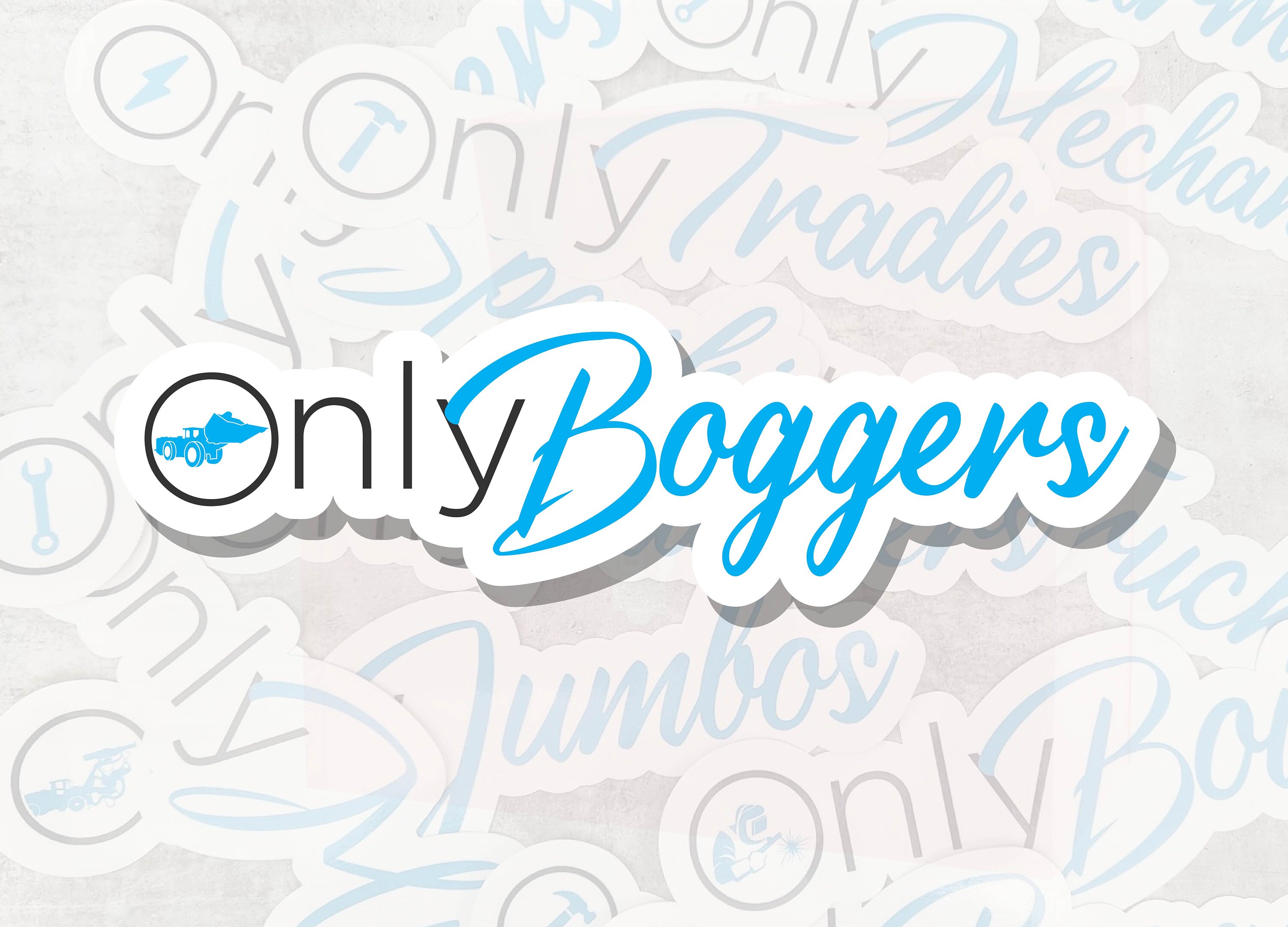 Onlyboggers Die Cut Vinyl Sticker, Onlyfans Take Off, Parody Sticker ...