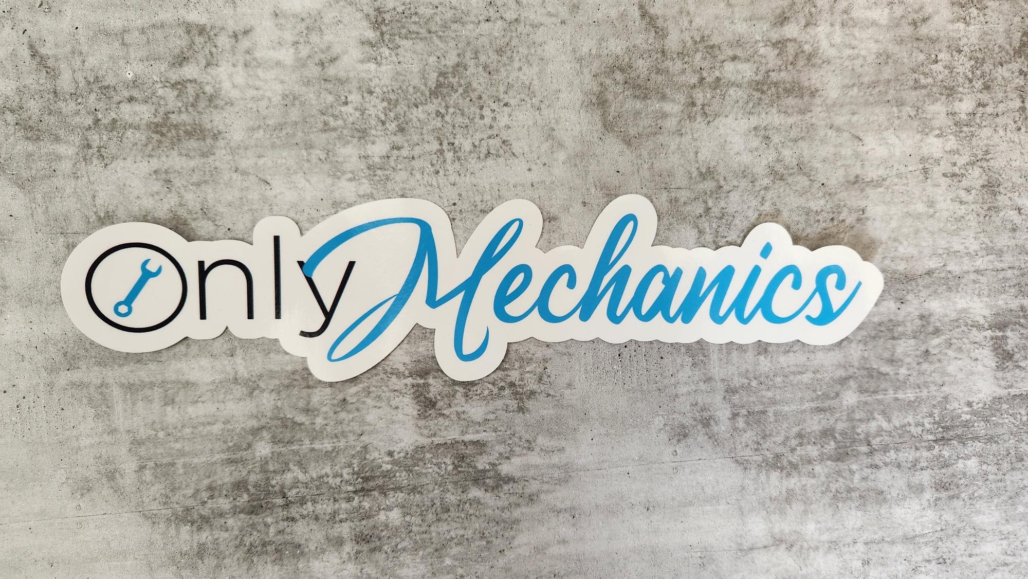 Onlymechanics Die Cut Vinyl Sticker, Onlyfans Take Off, Parody Sticker ...