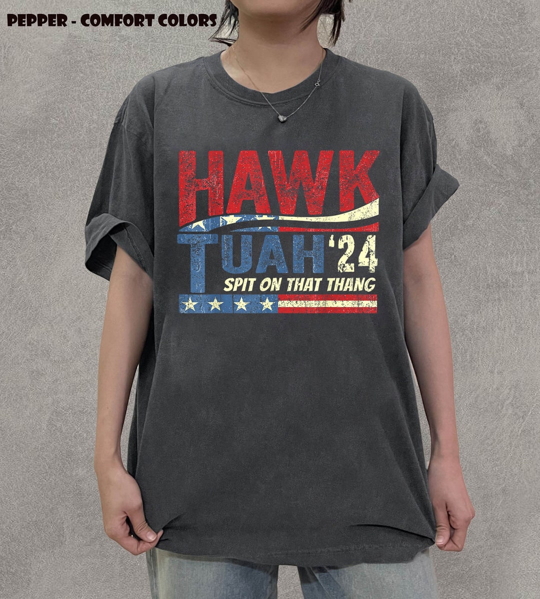 Hawk Tuah 24 Spit on That Thang Shirt,hawk Tuah '24 Shirt,funny Meme ...