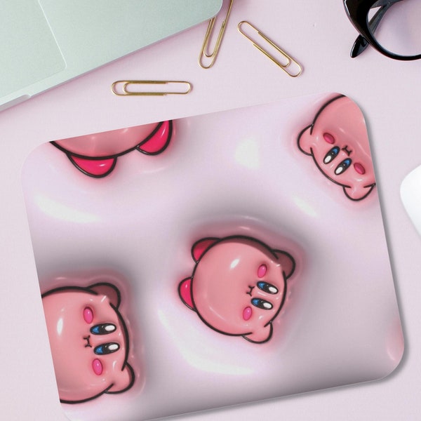 Kirby Mouse Pad - Etsy