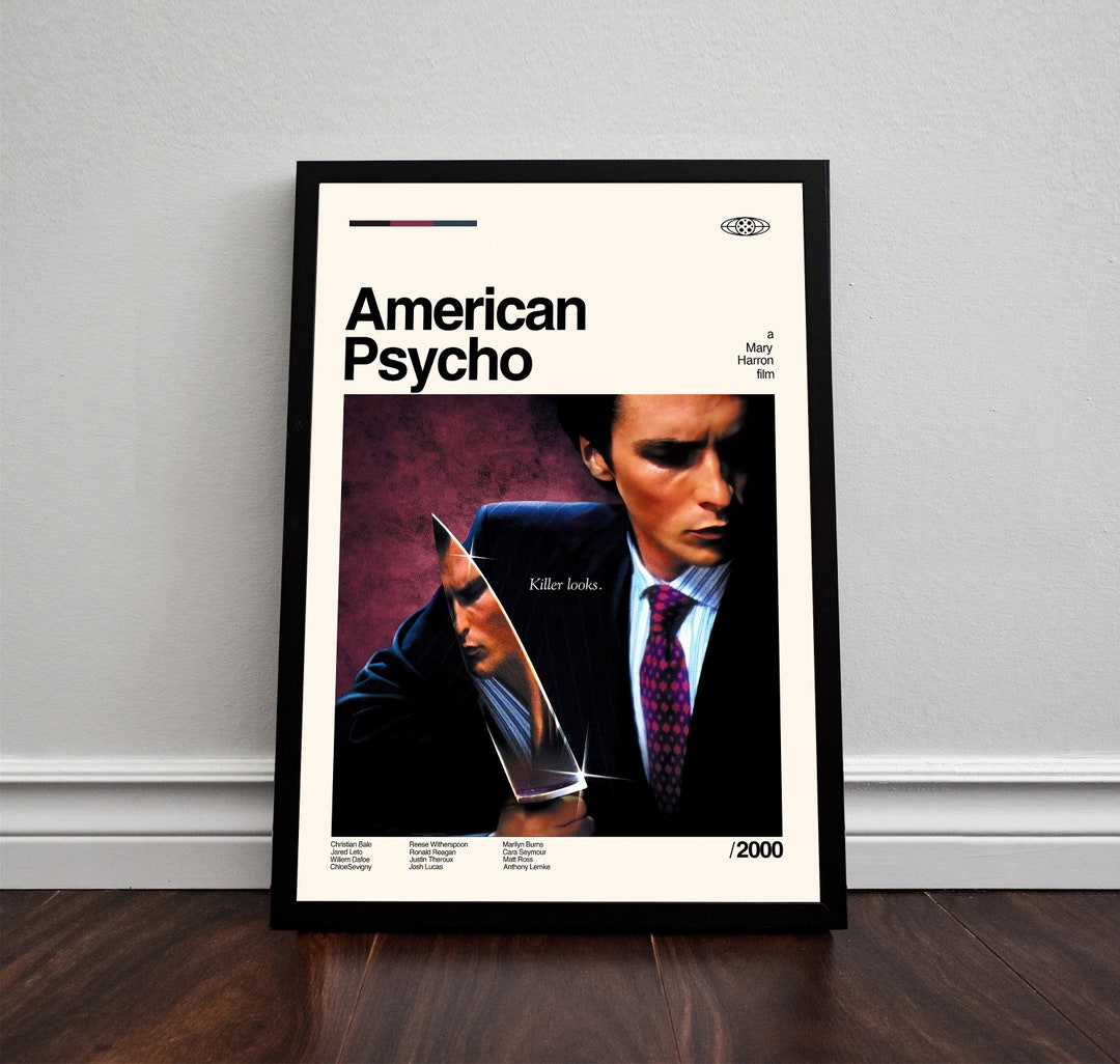 American Psycho Poster American Psycho Art Minimalist Art - Etsy