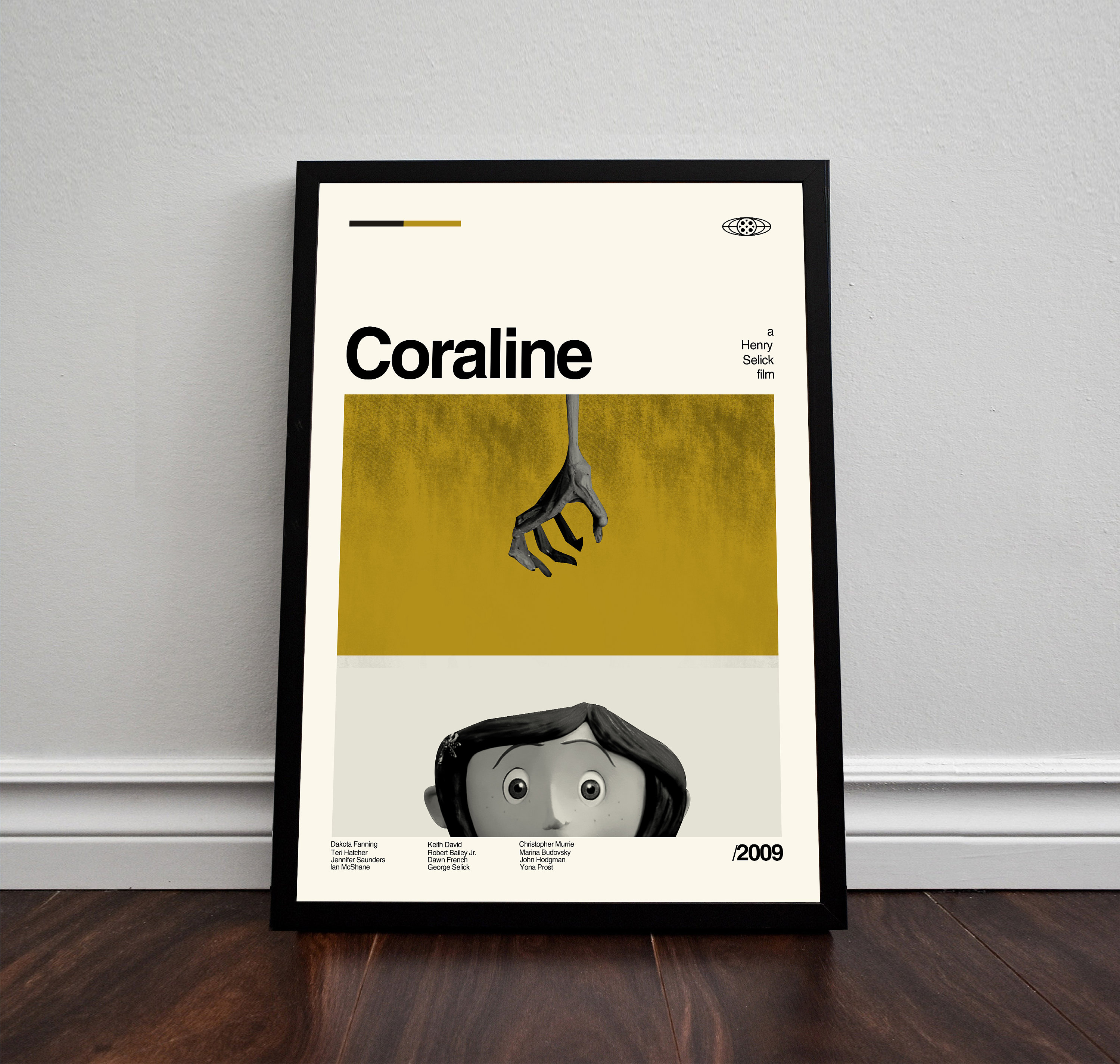 Coraline Movie Poster Coraline Print Retro Movie Poster - Etsy