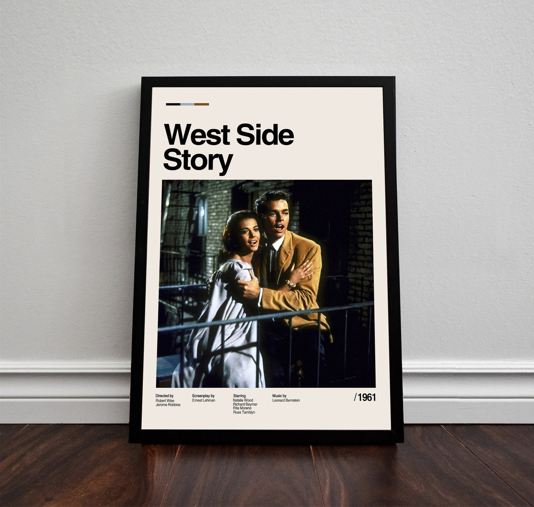 West Side Story Poster West Side Story Retro West Side - Etsy