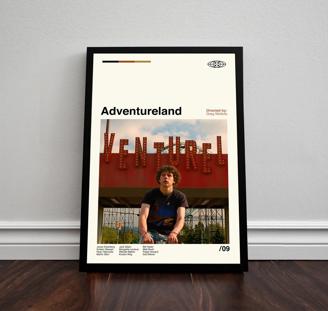 Adventureland Poster Greg Mottola Print Minimalist Art High - Etsy