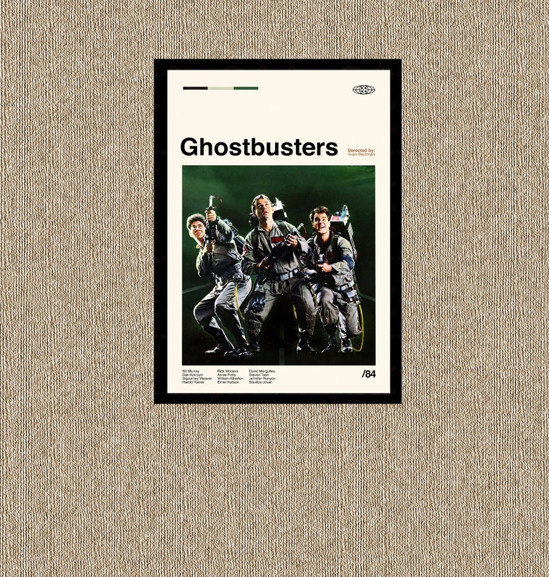 Ghostbusters Poster Ghostbusters Print Ghostbusters Art - Etsy