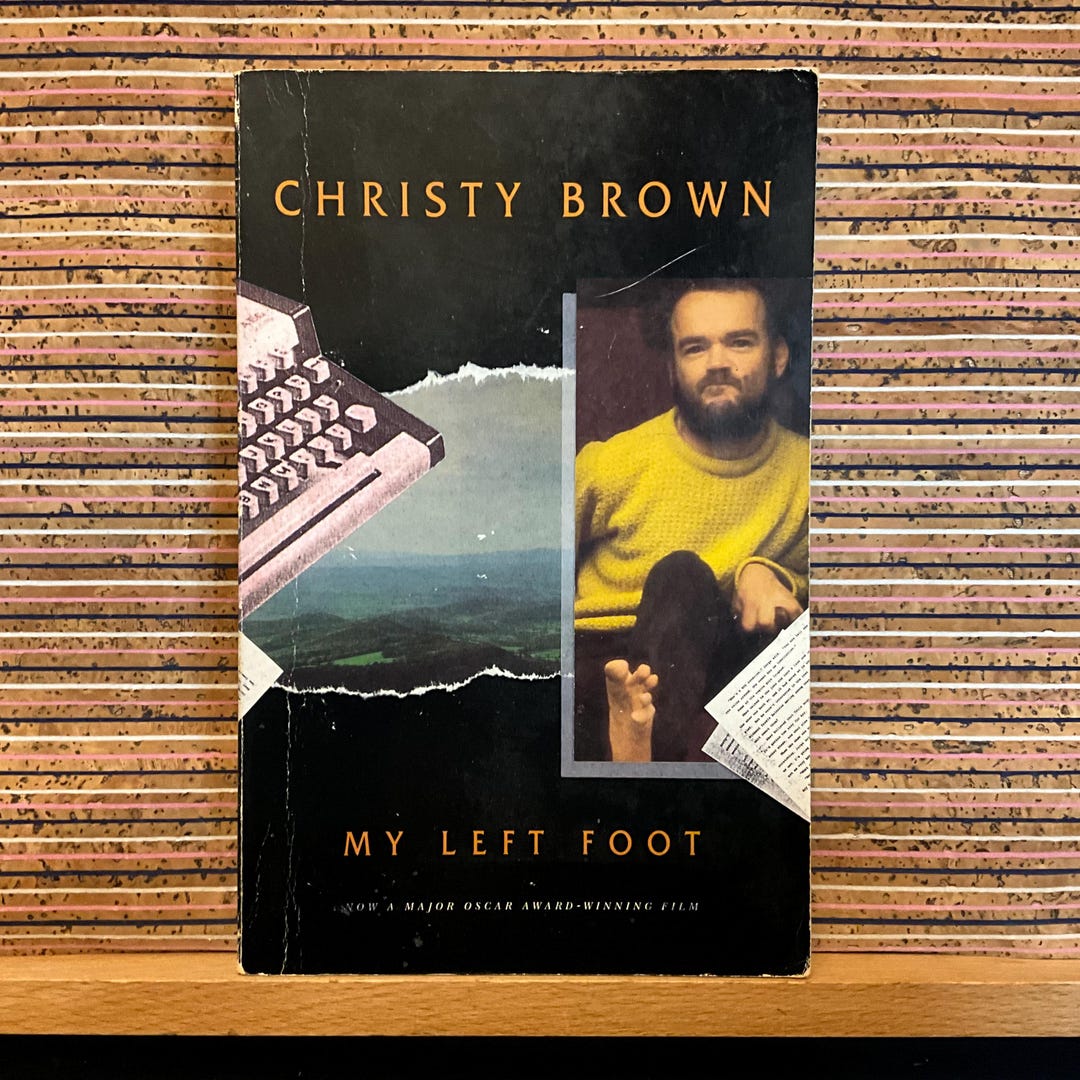 My Left Foot by Christy Brown - Autobiography, Vintage UK Paperback Book, Minerva Edition ...