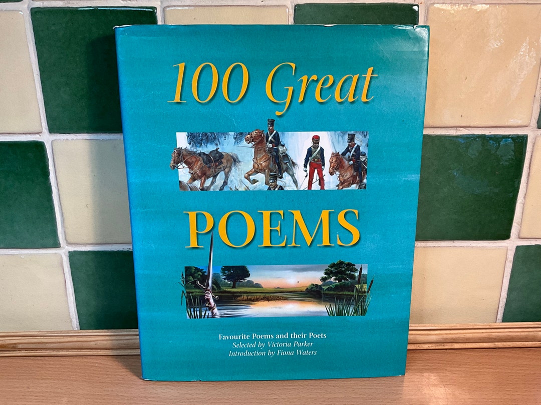 100 Great Poems: Favourite Poems and Their Poets Selected by - Etsy