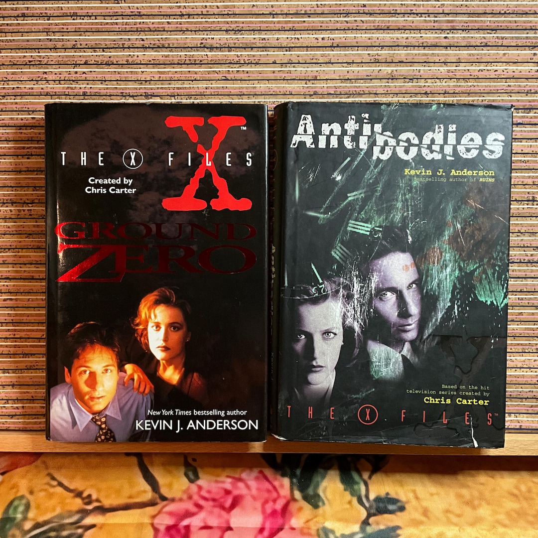 The X Files: Ground Zero and Antibodies by Kevin J. Anderson - Pair of ...
