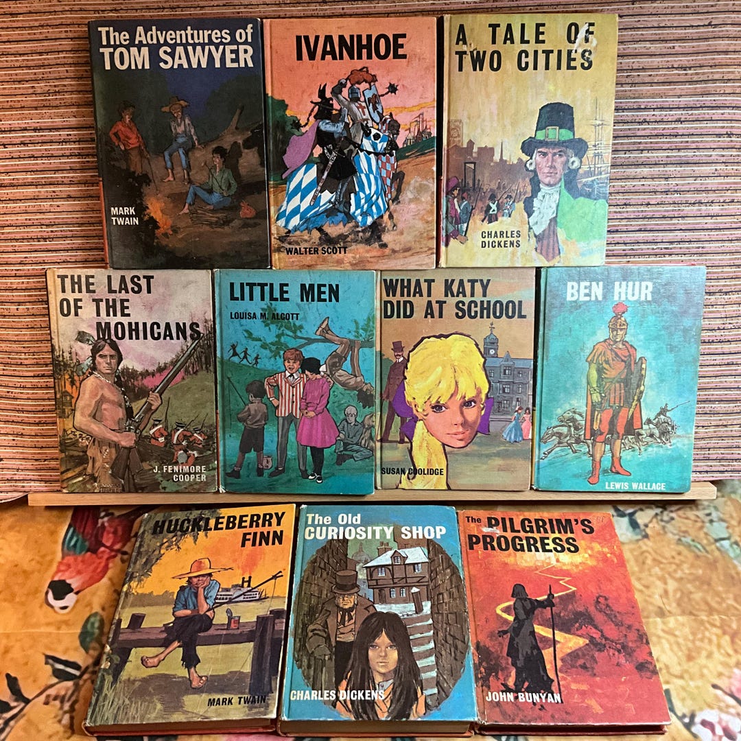 Bargain Bundle of 10 Vintage Bancroft Classics Hardback Children's ...