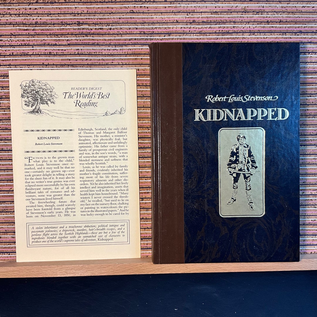 Kidnapped by Robert Louis Stevenson - Vintage Illustrated Hardback Book ...