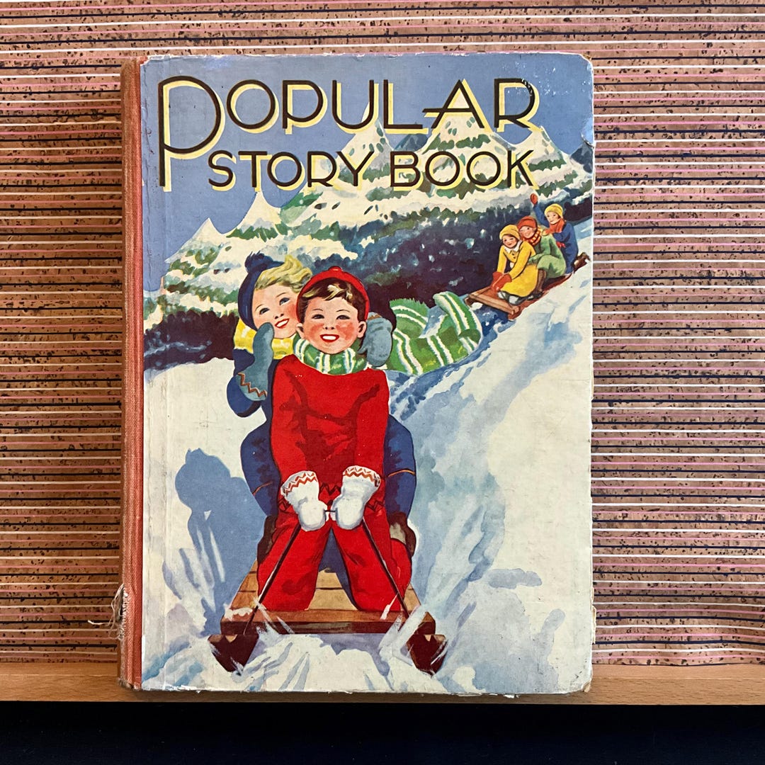 Popular Story Book - Vintage Illustrated First UK Edition Hardback ...