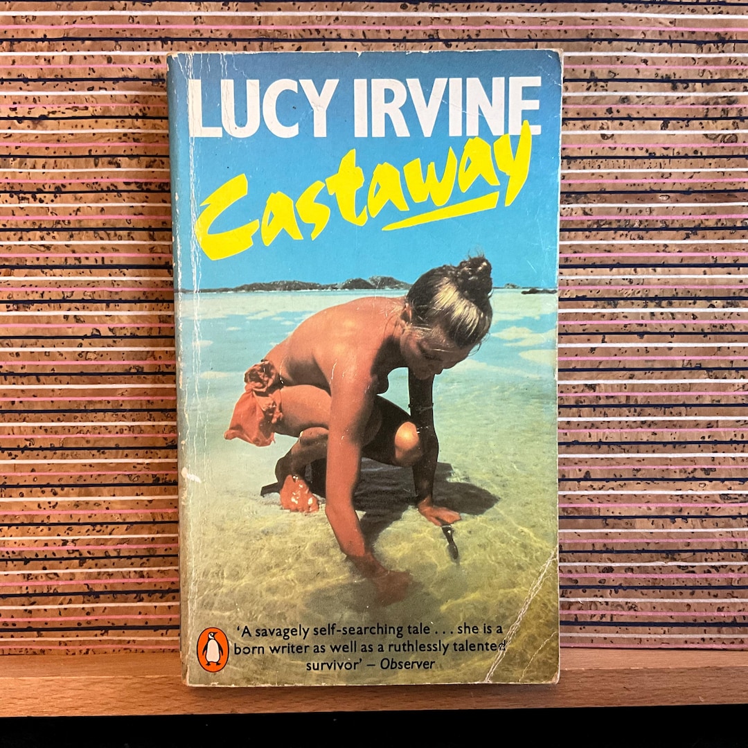 Castaway by Lucy Irvine - Autobiography, Travel, Vintage Illustrated UK Paperback Book, Penguin ...