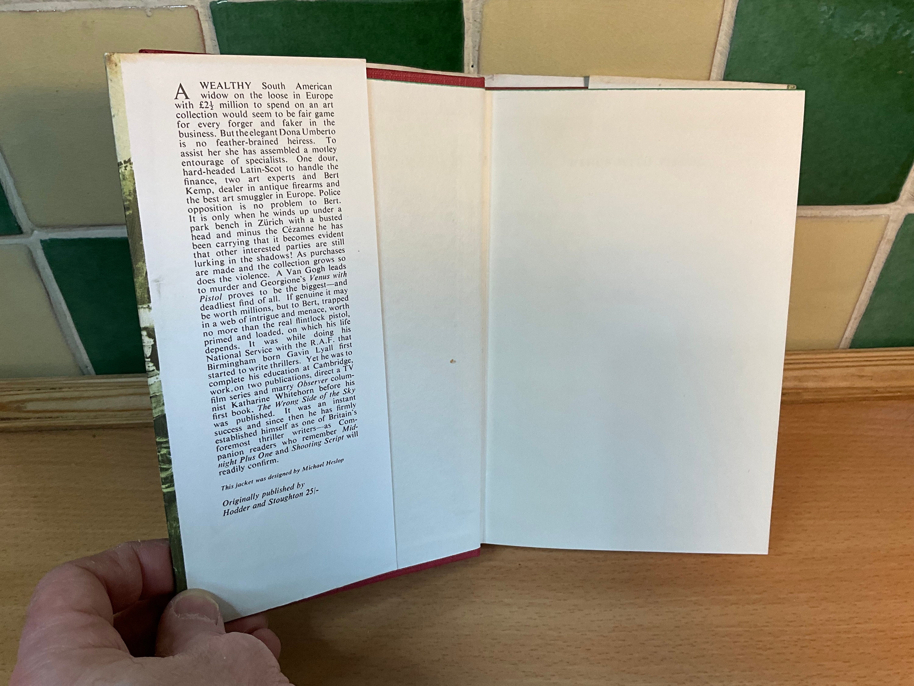 Venus With Pistol by Gavin Lyall Vintage Hardback the - Etsy