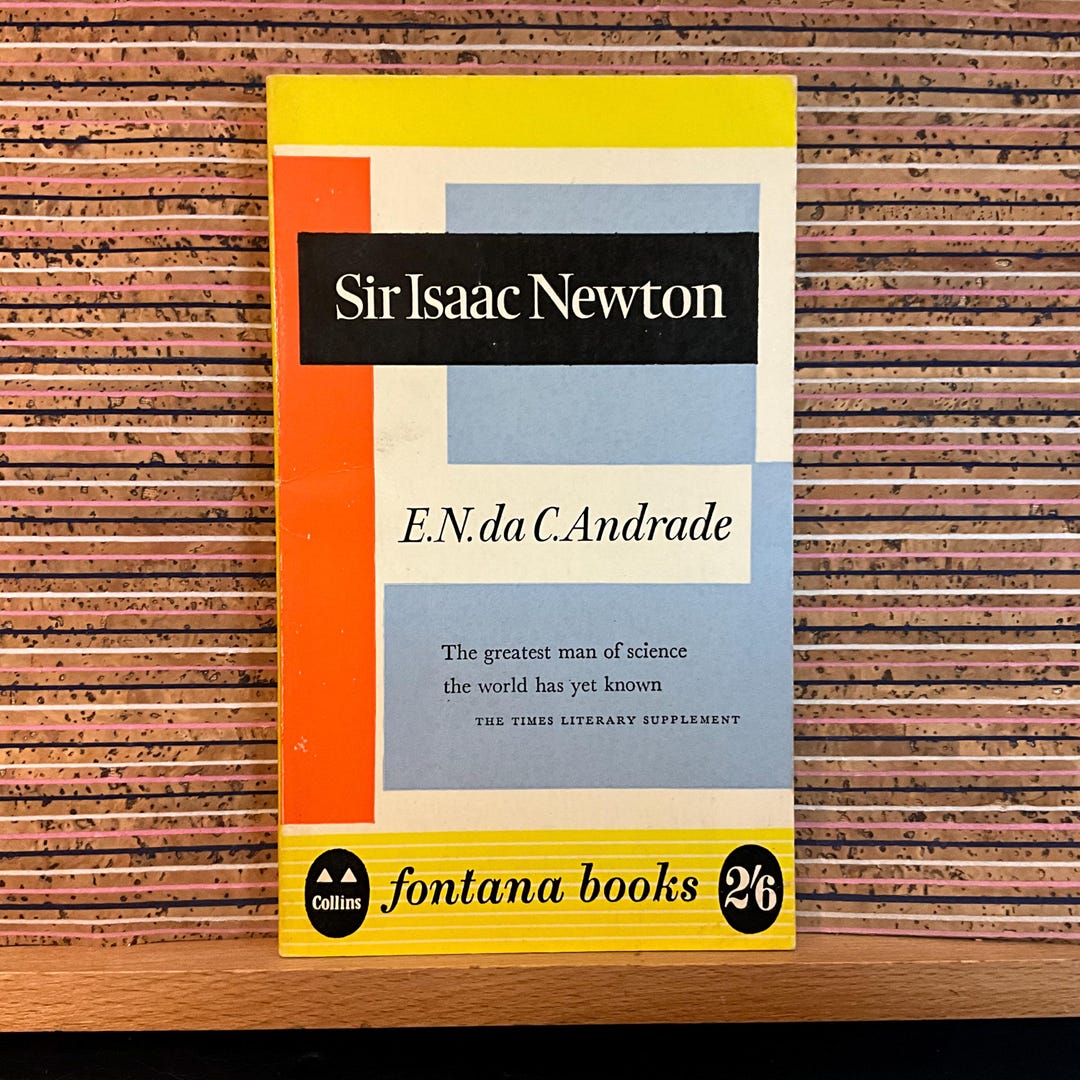 Sir Isaac Newton by E. N. Da C. Andrade - Vintage UK Paperback Book ...