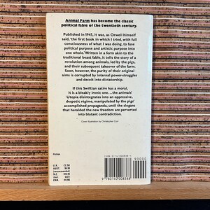 Animal Farm by George Orwell - Vintage Penguin Paperback Book, 62nd ...