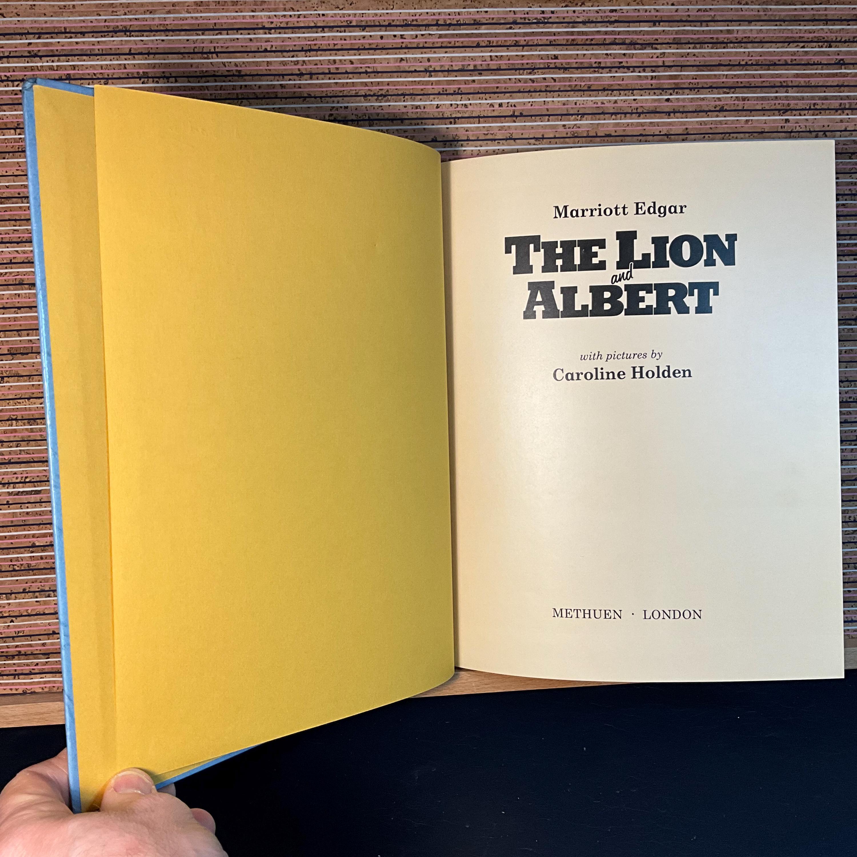 The Lion and Albert: First Edition Hardback Children's Book, 1978 - Etsy UK