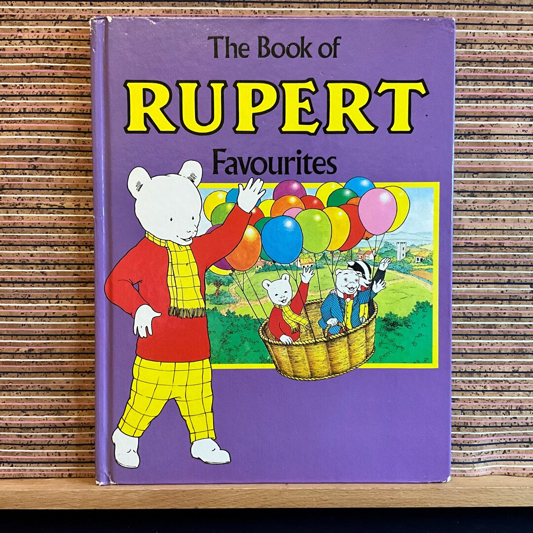 The Book of Rupert Favourites by Mary Tourtel - Vintage Illustrated UK ...