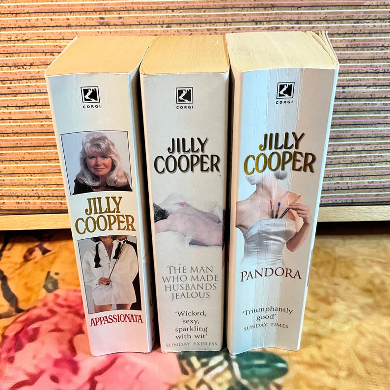 Bargain Bundle of 3 Jilly Cooper Vintage Paperback Books - Appassionata ...