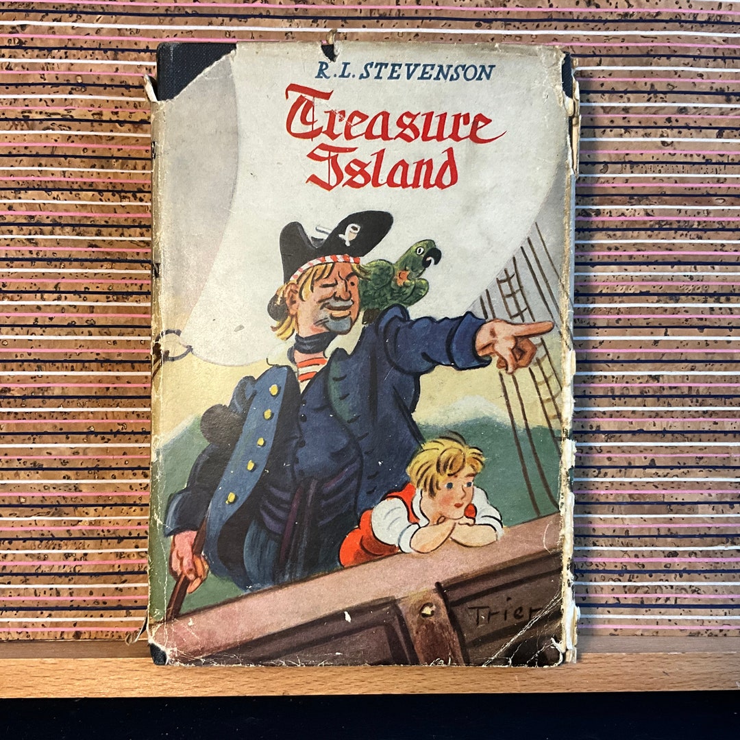 Treasure Island by Robert Louis Stevenson - Vintage 'children's ...