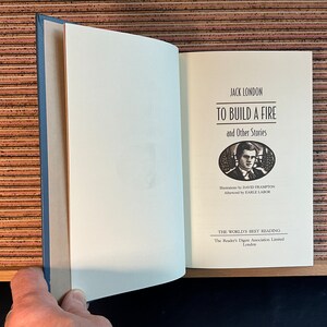 To Build a Fire and Other Stories by Jack London - Vintage Illustrated ...