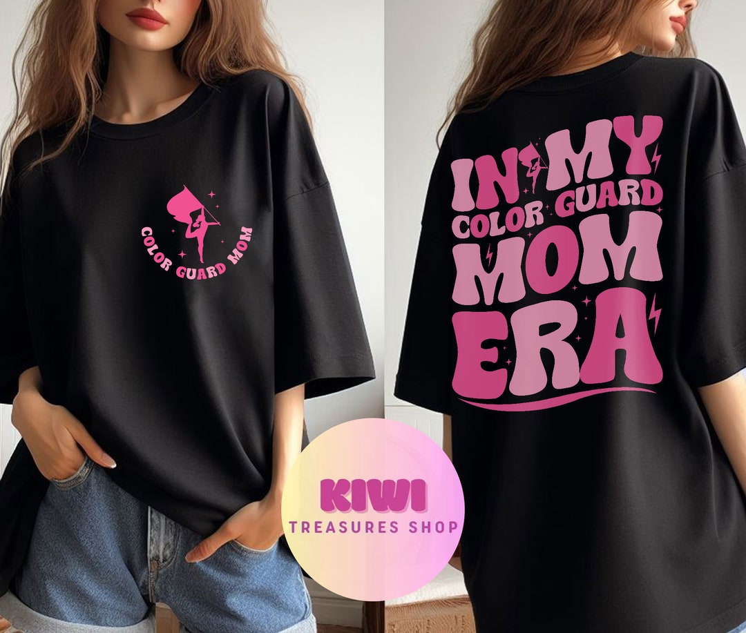 In My Color Guard Mom Era Shirt, Winter Guard Mom Shirt, Marching Band ...