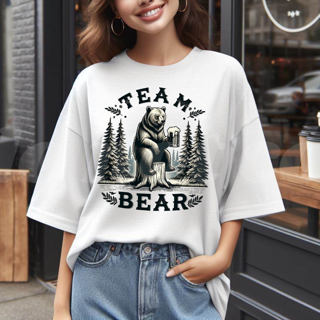 Team Bear Png, elijo el oso PNG, derechos de las mujeres PNG, camisa de oso vs hombre ...