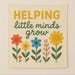 Classroom Tapestry: Educational Flower Banner, Teacher Wall Decor - Etsy
