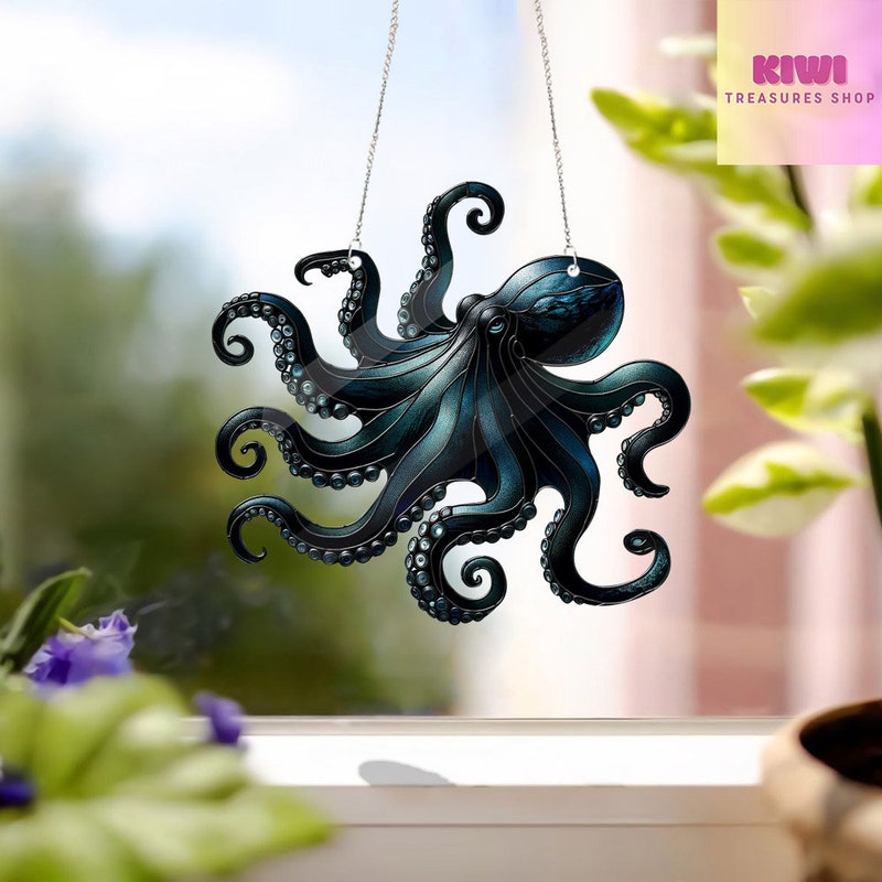 Black Octopus - Etsy