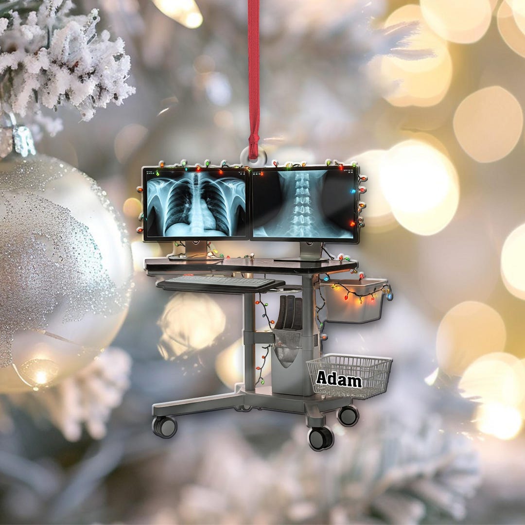 Custom Medical Imaging Christmas Ornament, Radiology Gift - Etsy