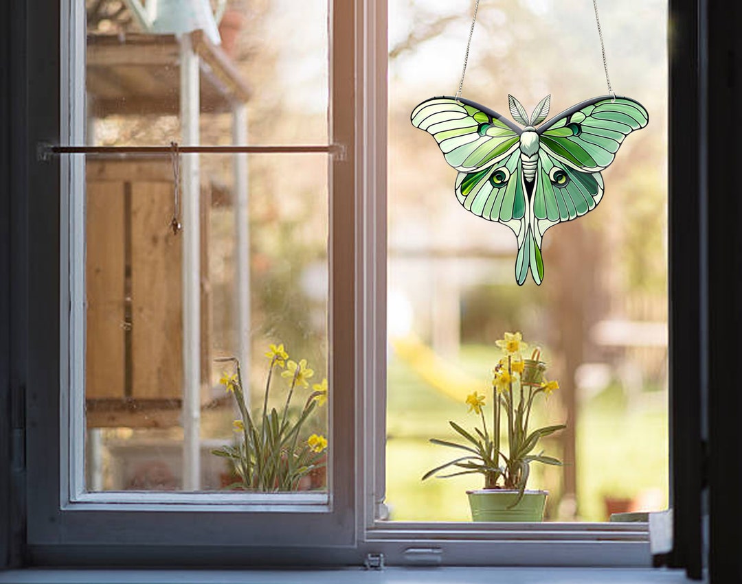 Spanish Moon Moth ACRYLIC Window Decor, Butterfly Lover Gift, Mother's ...