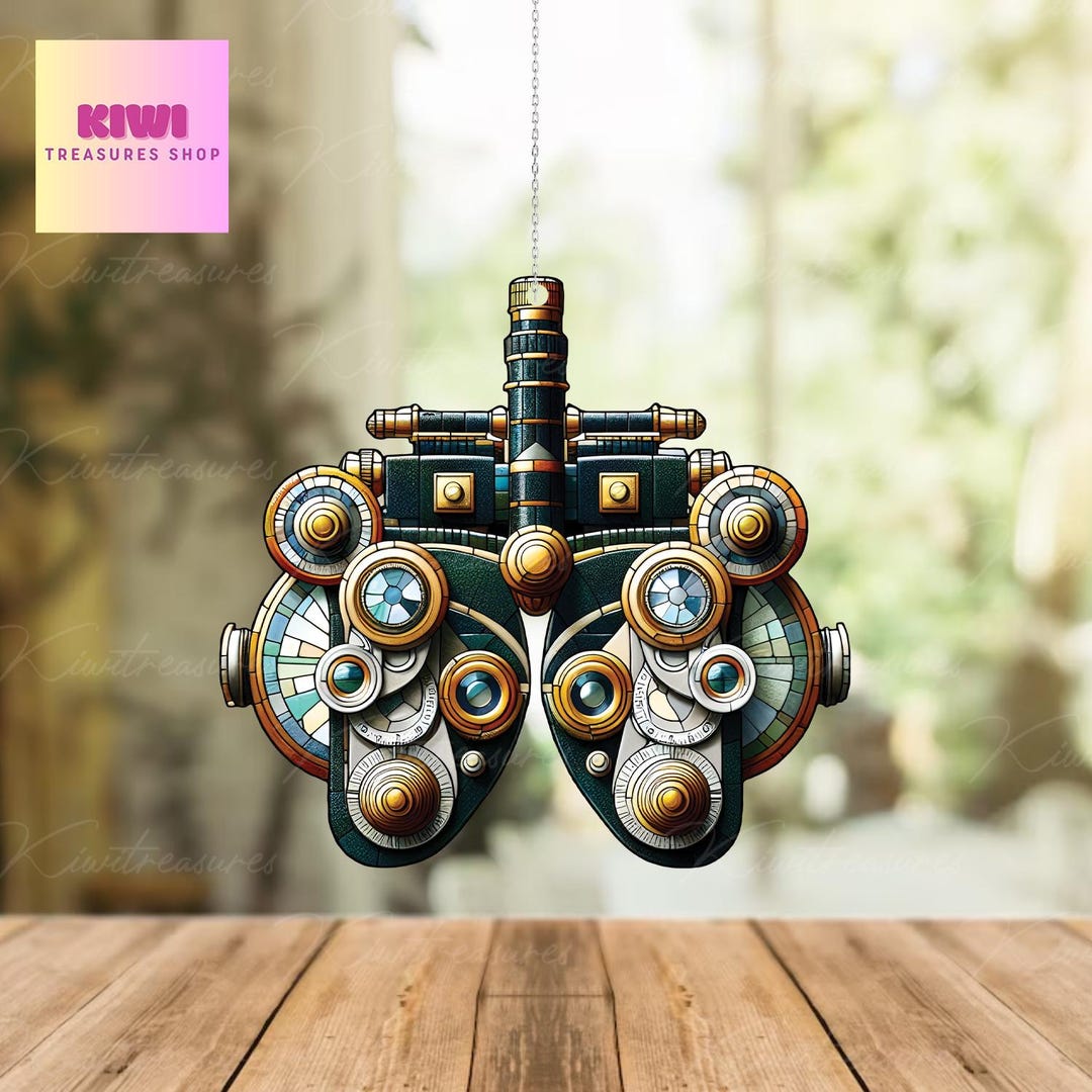 Phoropter ACRYLIC Window Hanging, Optometry Ornament, Optometrist Gift ...