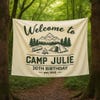 Camping Birthday Banner Happy Birthday Letter Garland Editable Camping ...