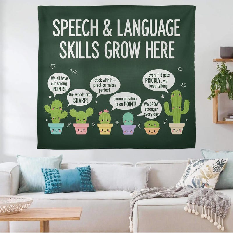 Speech Language Tapestry - Etsy