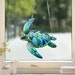 Sea Turtle ACRYLIC Window Hanging, Turtle Window Hangings, Turtle ...