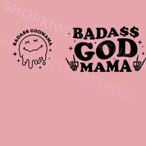 Badass Godmama Png, Godmama Download Digital File, Aunt to Be Png ...