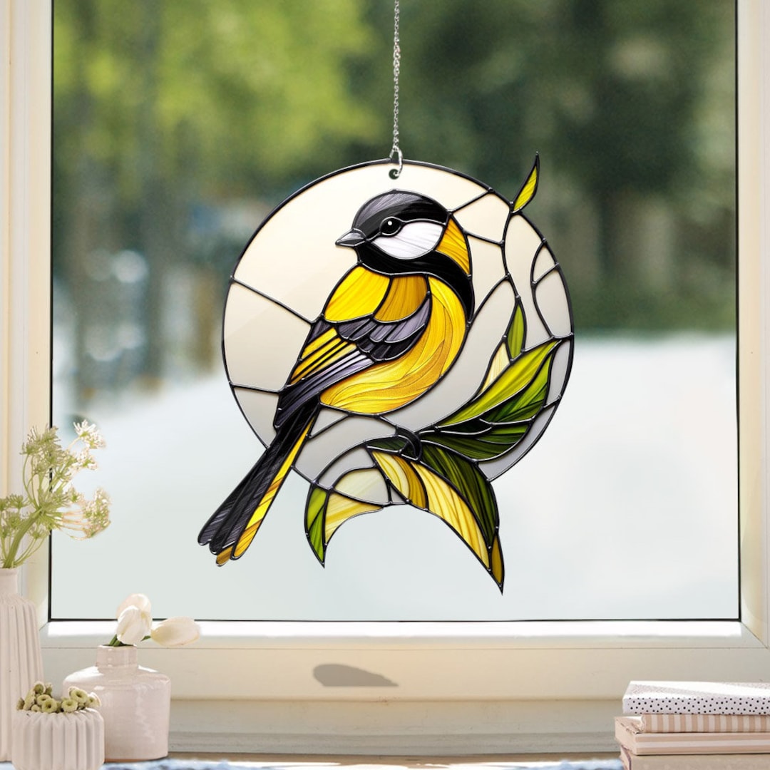Goldfinch Acrylic Window Hanging, Wall Art, Bird Lovers Gift, Gift for ...