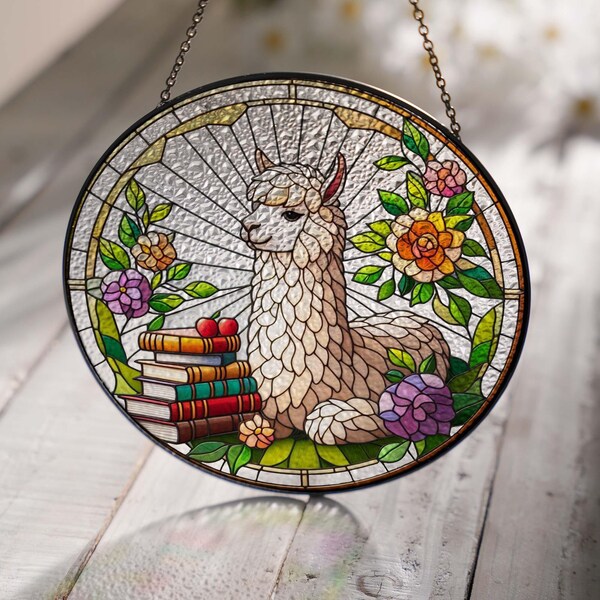 Alpaca Stained Glass - Etsy