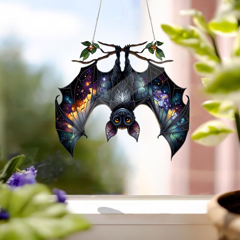 Bat Suncatcher - Etsy