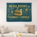 Book Lover Tapestry: Inspirational Library Wall Hanging - Etsy