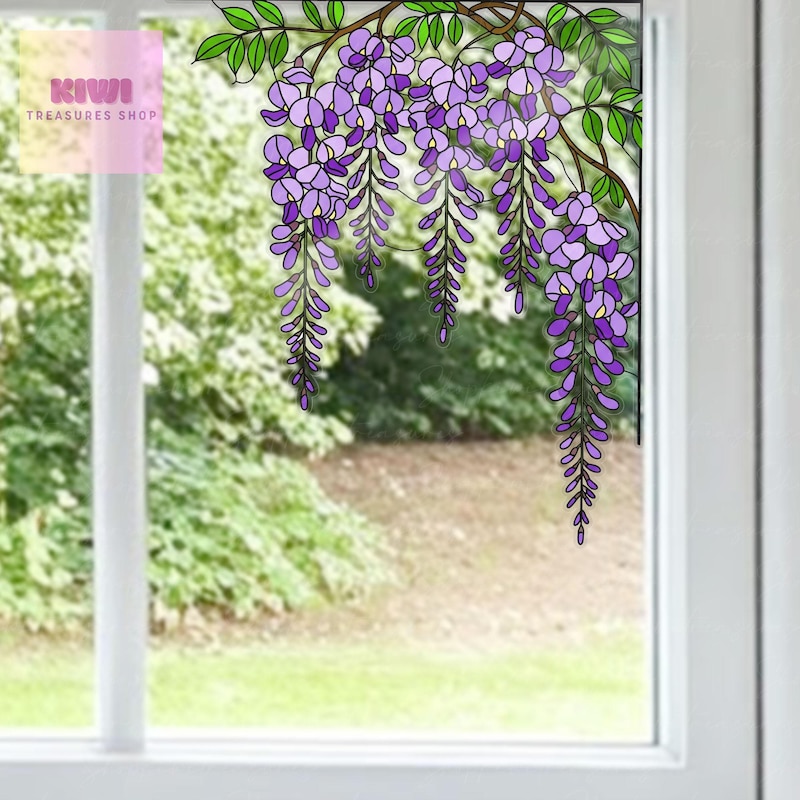 Wisteria Wall Decal - Etsy