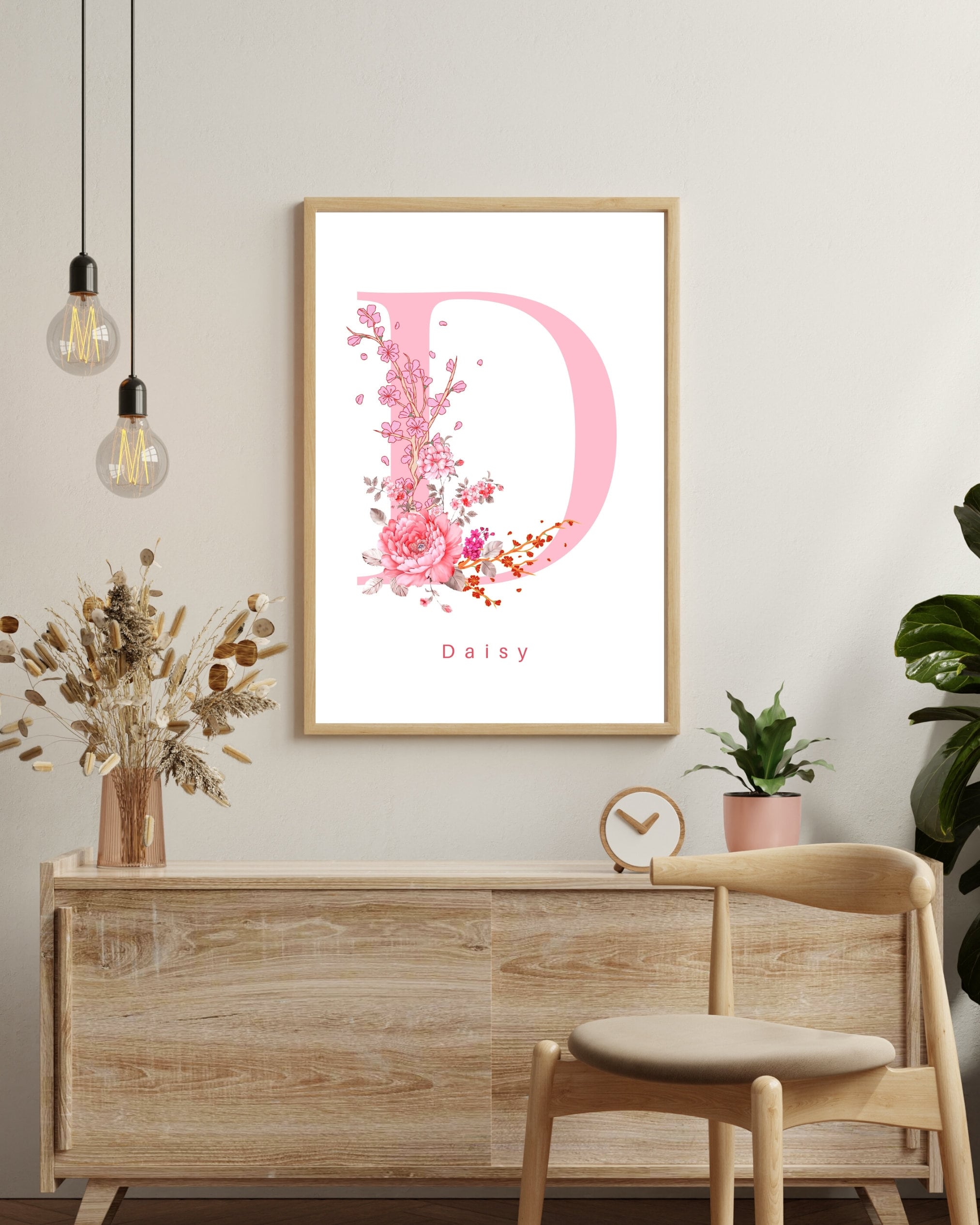 Custom Initial Print, Name Printable, Personalized Name Print ...
