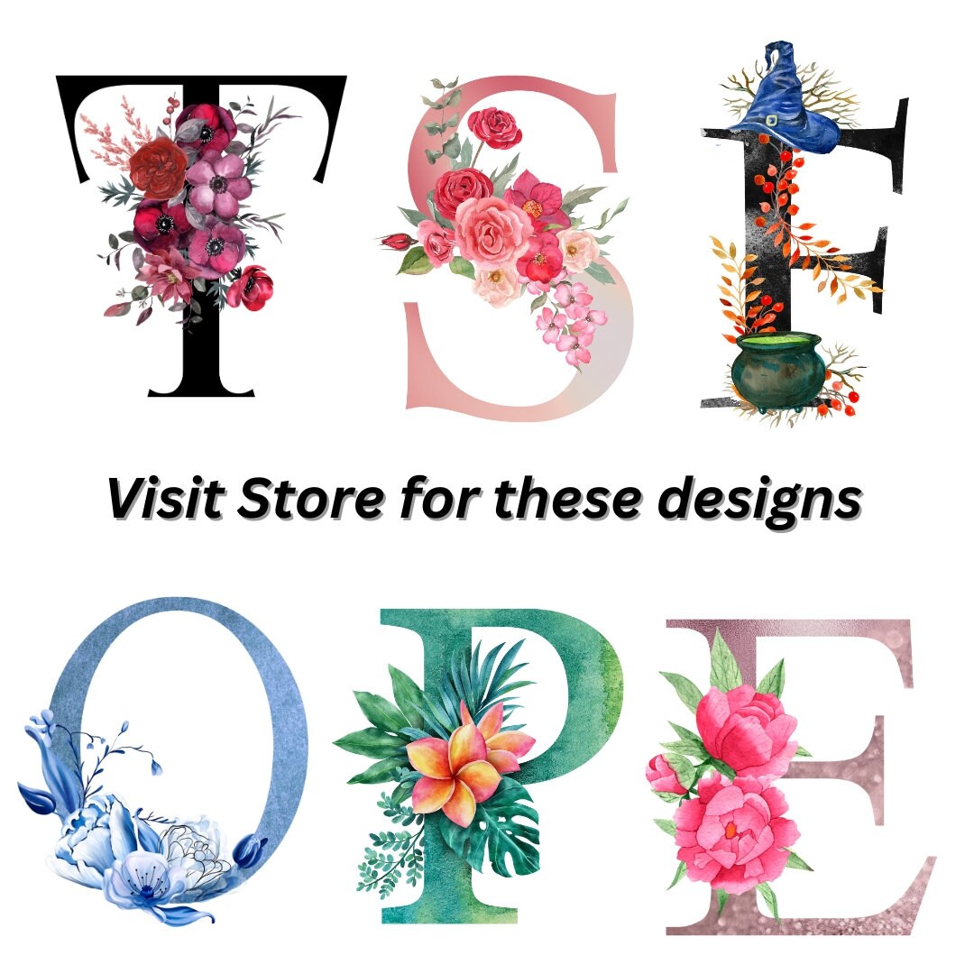 Custom Initial Print, Name Printable, Personalized Name Print ...